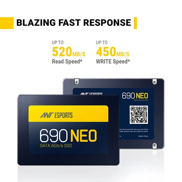 Ant Esports 690 Neo 512GB Internal SSD - HOTSHIFTPC